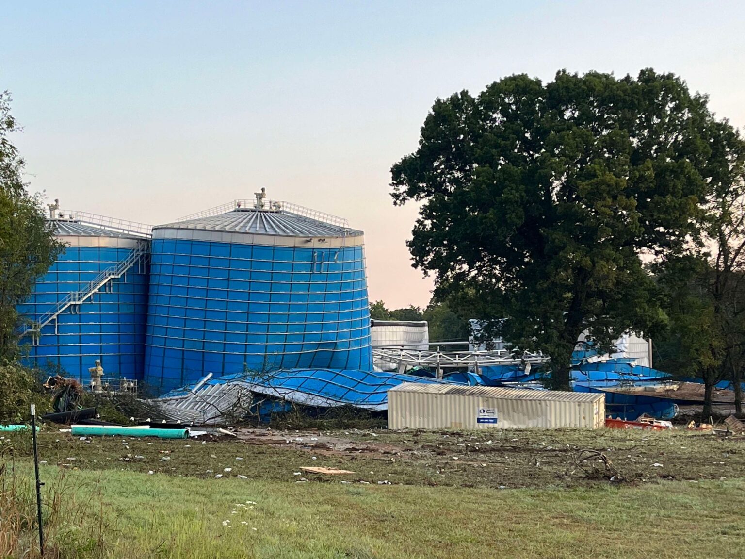 Tank collapses at anaerobic digester plant - The Lynchburg Times